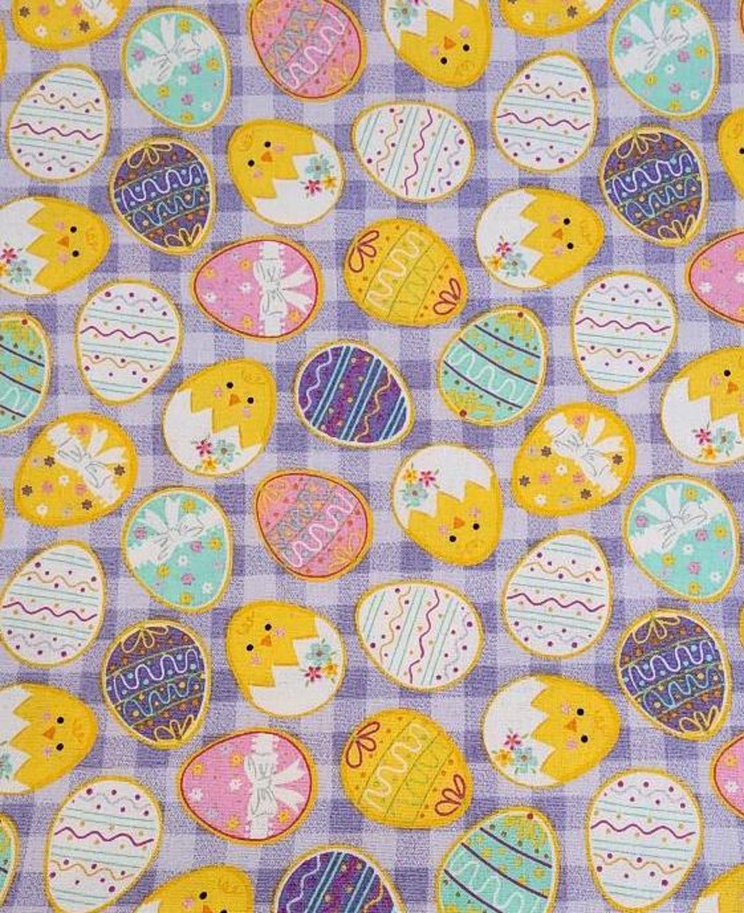 Easter Fabric, Easter Bunny Fabric, Cotton Fabric, Yardage, Sewing ...