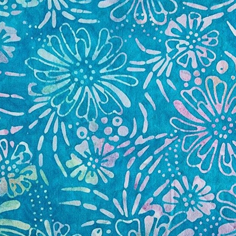 Turquoise Batik - Etsy