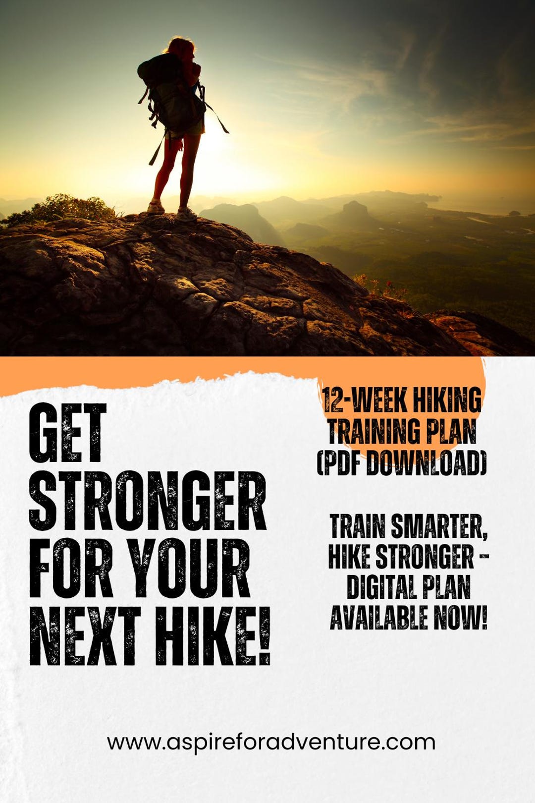 12-week Hiking Training Plan PDF, At-home Workout Program, Strength ...