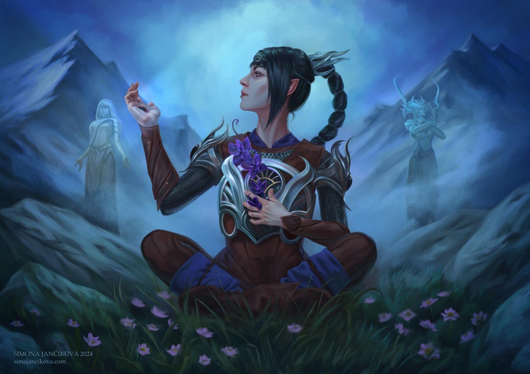 Shadowheart Painting | Baldur's Gate 3 Art Print - Etsy