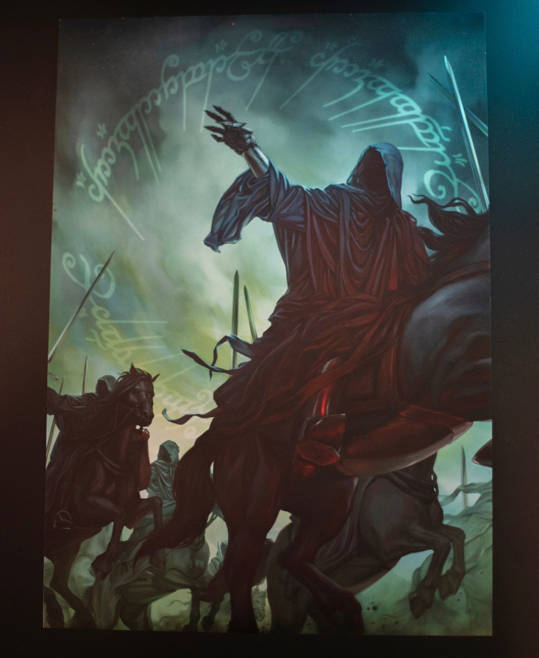The Nine Riders Lord of the Rings Nazgûl Painting - Etsy