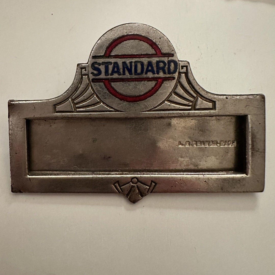 Rare Vintage Standard Oil | Whitehead & Hoag, Newark, NJ | Employee ...
