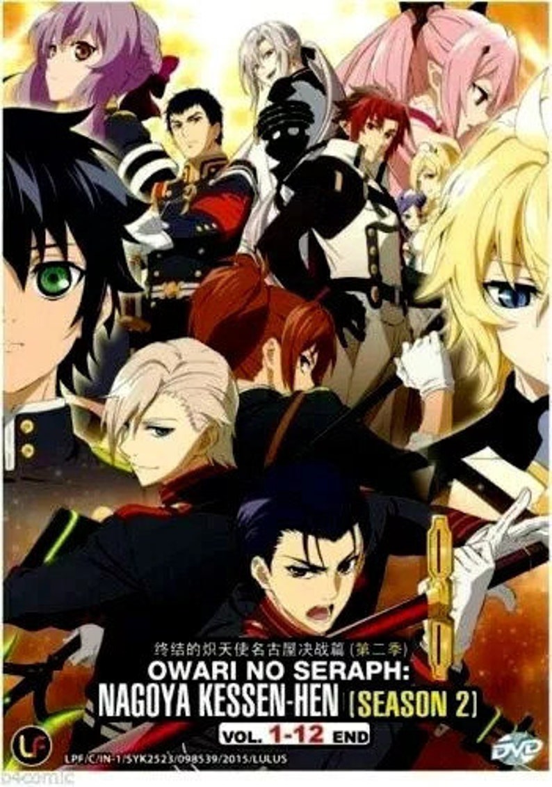 Anime Japanese DVD Owari No Seraph Nagoya Kessen-hen Sea 2 Vol 1 12 Sub ...