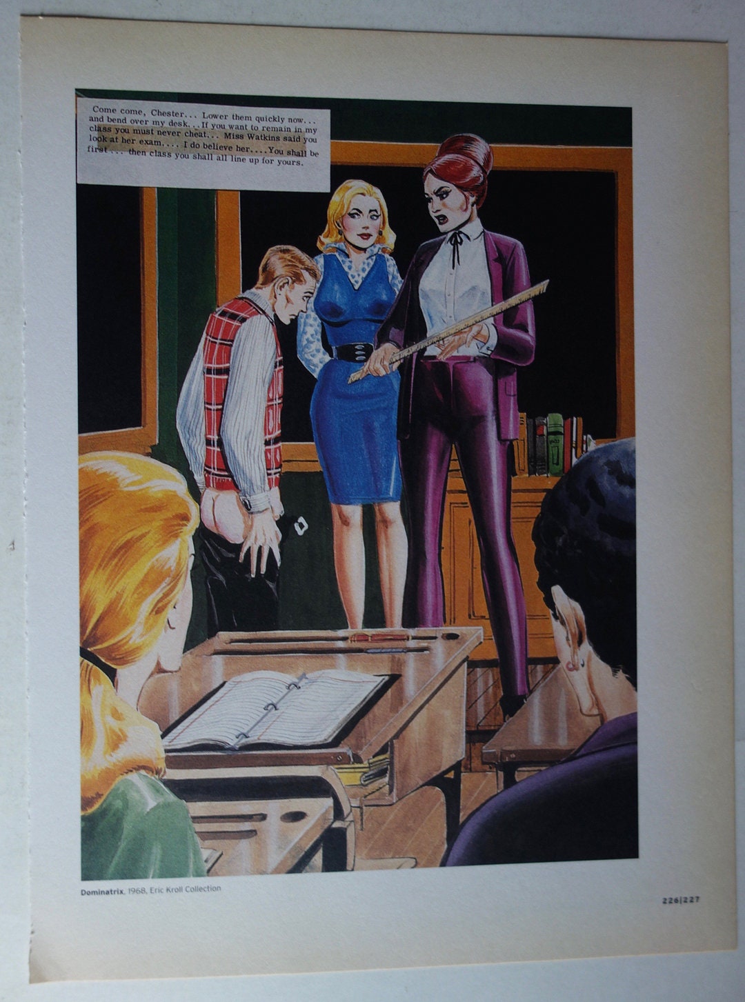 Eric Stanton Orig Art Print Vintage Erotica Pulp Art Heel Etsy
