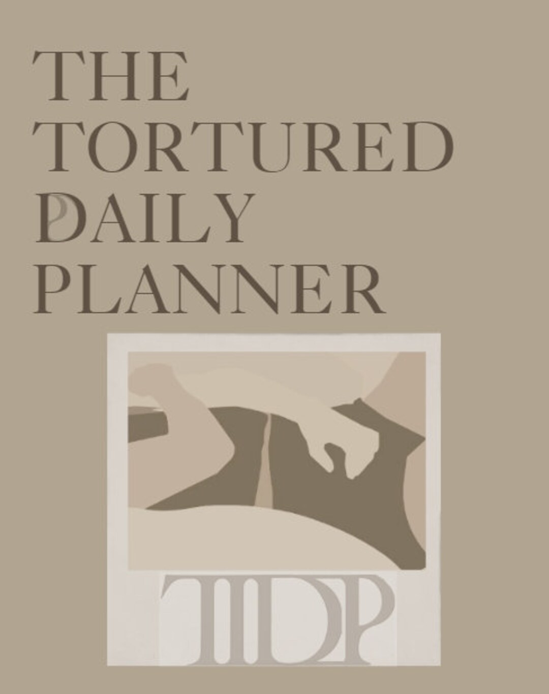 2026-the Tortured Daily Planner: TTDP | Taylor Swift TTPD |2026 Digital ...