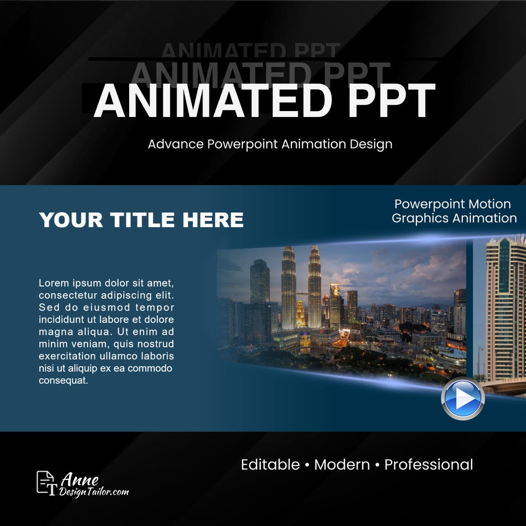 Advanced Powerpoint Animation, Powerpoint Motion Graphics Animation ...