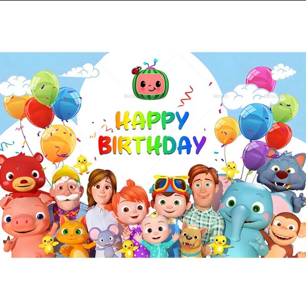 Cocomelon Background - Etsy