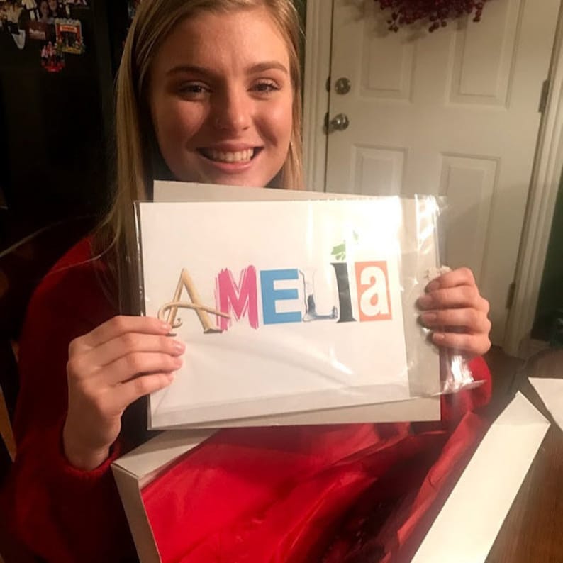 Personalized Broadway Show / Musical Logo Name Art 8x10: FREE - Etsy