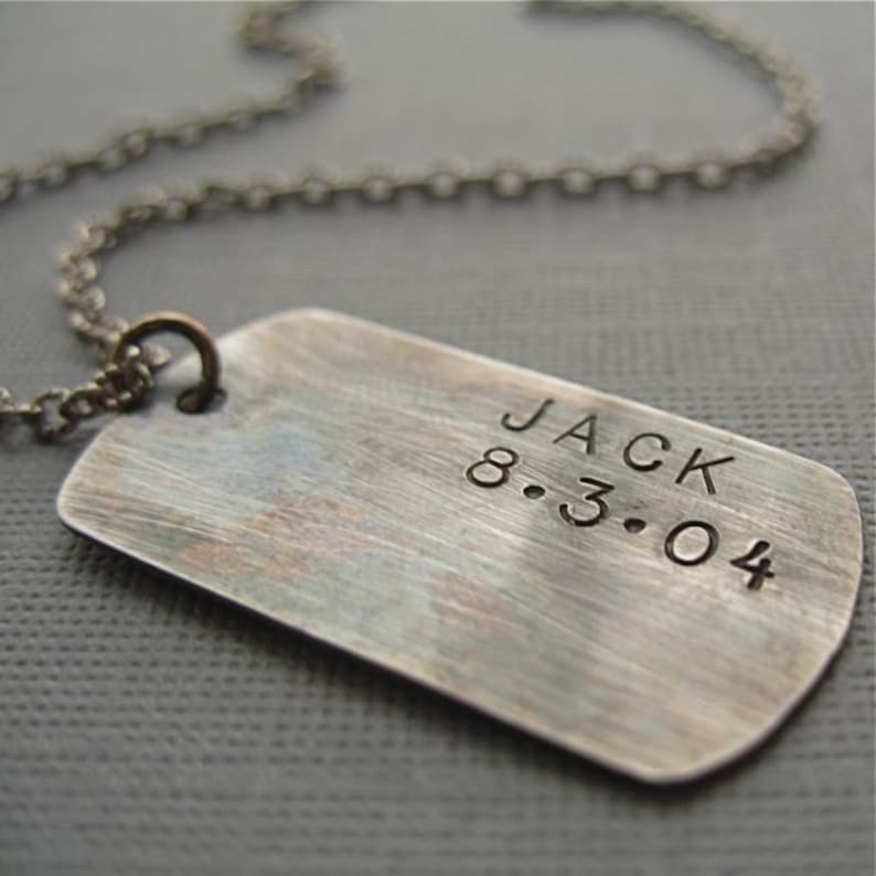 Mens Dog Tags Sterling Silver Custom Dog Tag Necklace Etsy mens-dog-tags-sterling-silver-custom-dog-tag-necklace-etsy