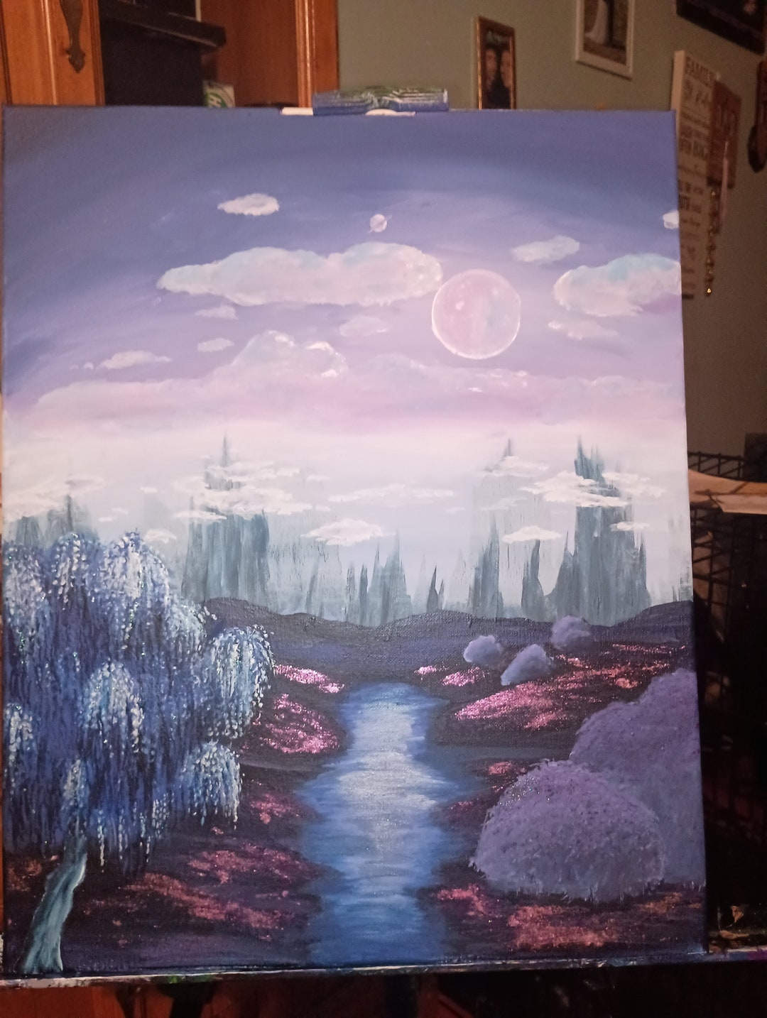 Otherworldly Mountain Scape - Etsy