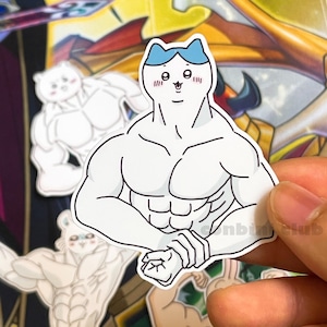 Buff Chiikawa Hachiware Usagi Momonga Large Die Cut Sticker - Etsy ...