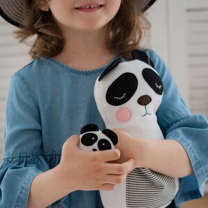 Panda Sewing Pattern PDF Animal Toys Tutorial Stuffed Toy Plush Softie ...