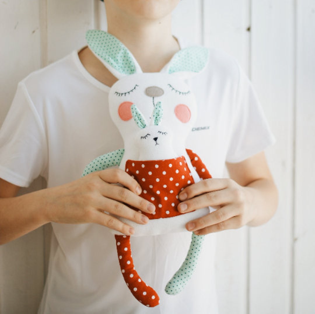 Bunny Pattern Rabbit Stuffed Animal Pattern Soft Toy Pdf Pattern Stuff ...