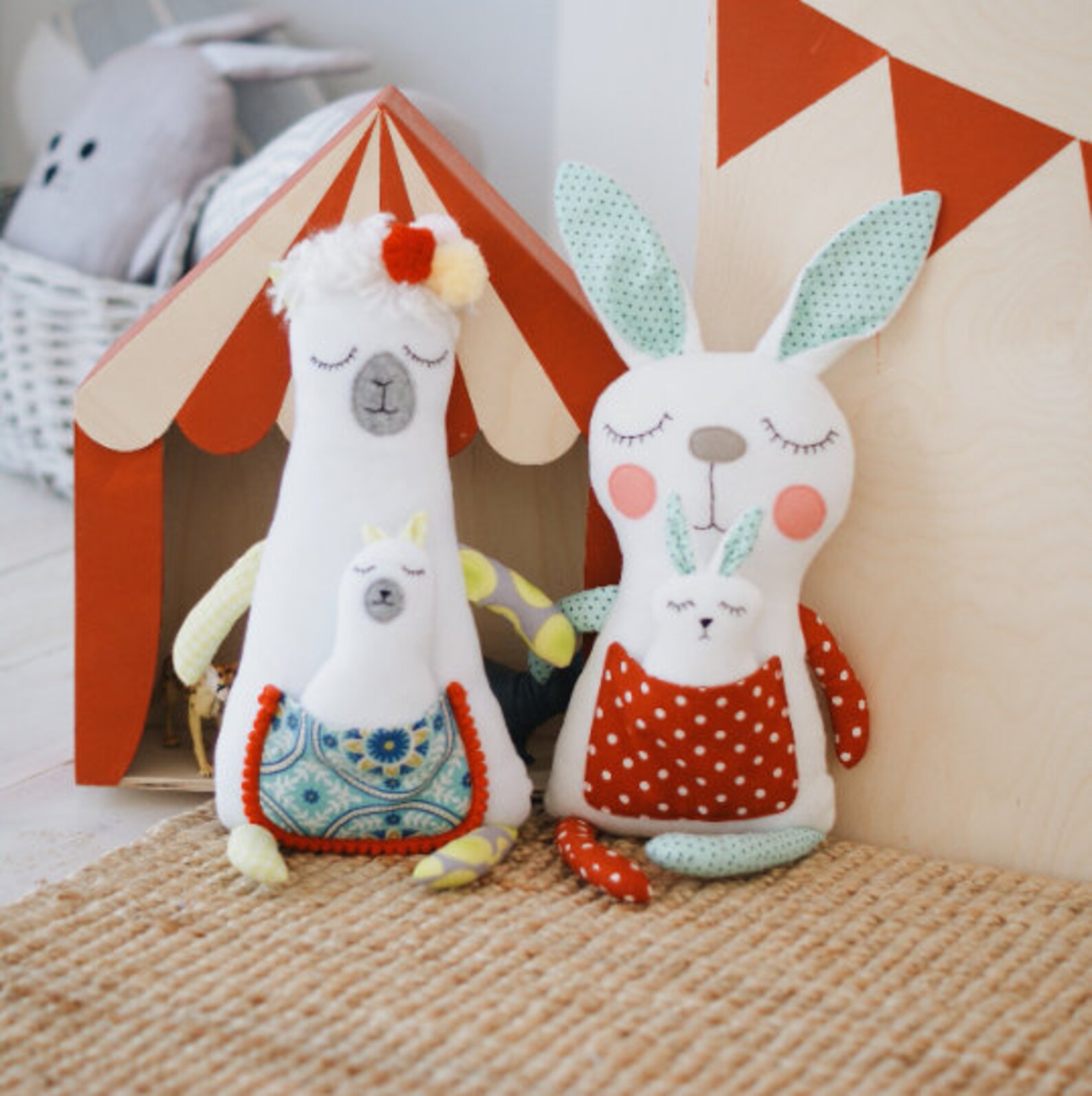 Llama Sewing Pattern PDF Alpaca Tutorial Cloth Animal Doll Pattern ...