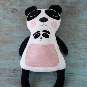 Panda Sewing Pattern PDF Animal Toys Tutorial Stuffed Toy Plush Softie ...