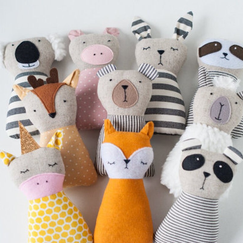 Animal Doll Pattern - Etsy