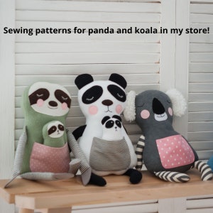 Sloth Sewing Pattern PDF Animal Toy Tutorial Stuffed Toy Plush Softie ...