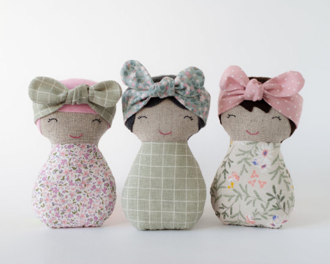 Dolls Sewing Patterns PDF Rag Doll Tutorial Kid Craft Diy Stuffed Toys ...