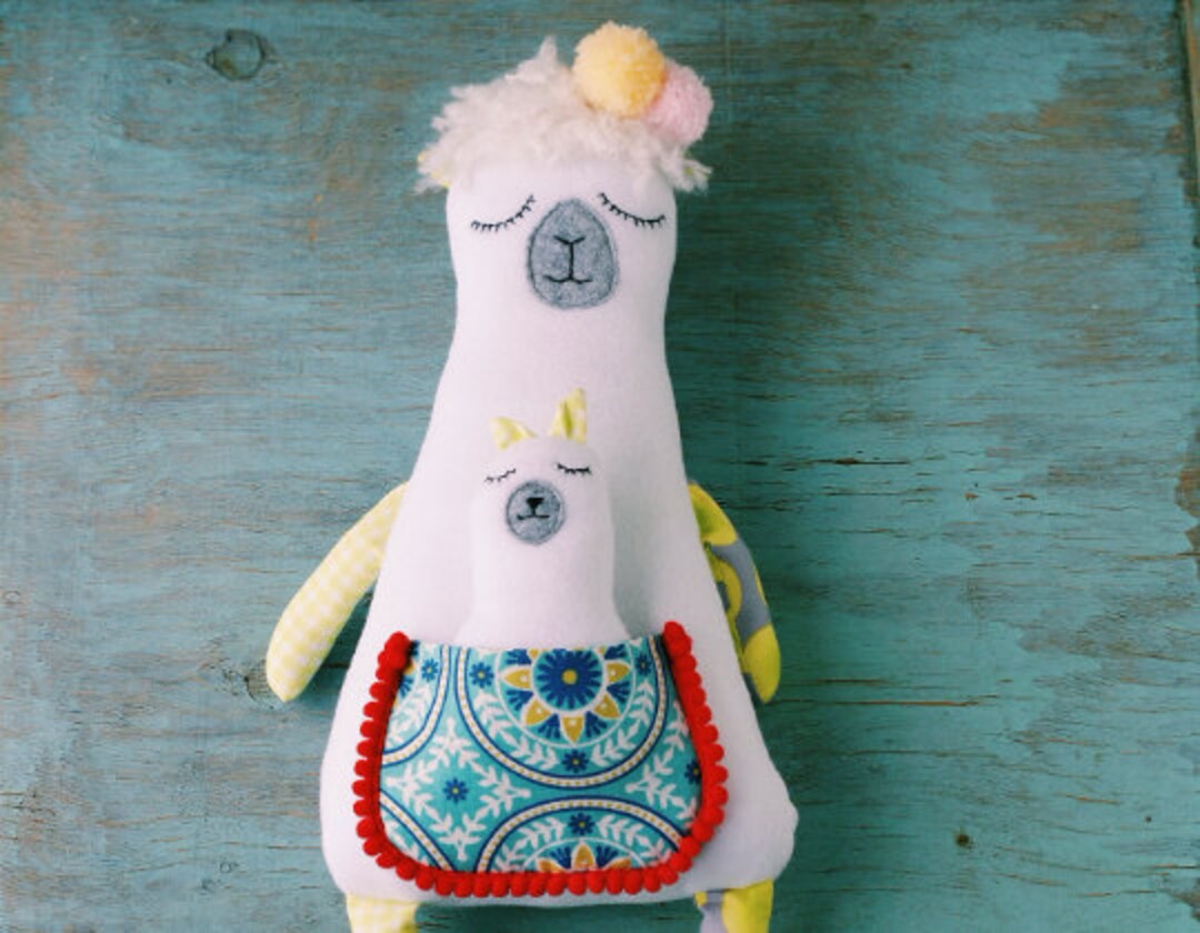 Llama Sewing Pattern PDF Alpaca Tutorial Cloth Animal Doll Pattern ...