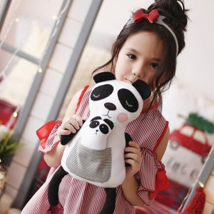 Panda Sewing Pattern PDF Animal Toys Tutorial Stuffed Toy Plush Softie ...