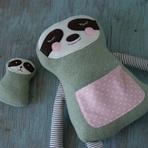 Sloth Sewing Pattern PDF Animal Toy Tutorial Stuffed Toy Plush Softie ...