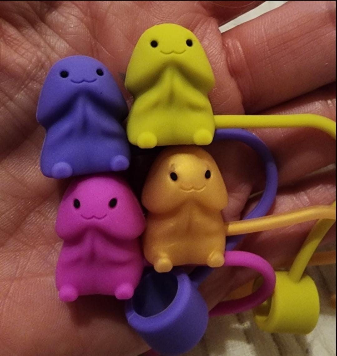 Custom DAISYLAND Exclusive Collab Silicone Richard Straw Toppers for ...