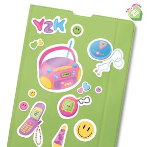 Set of 13 Y2K Printable Stickers High-quality PNG Files With Easy-cut ...