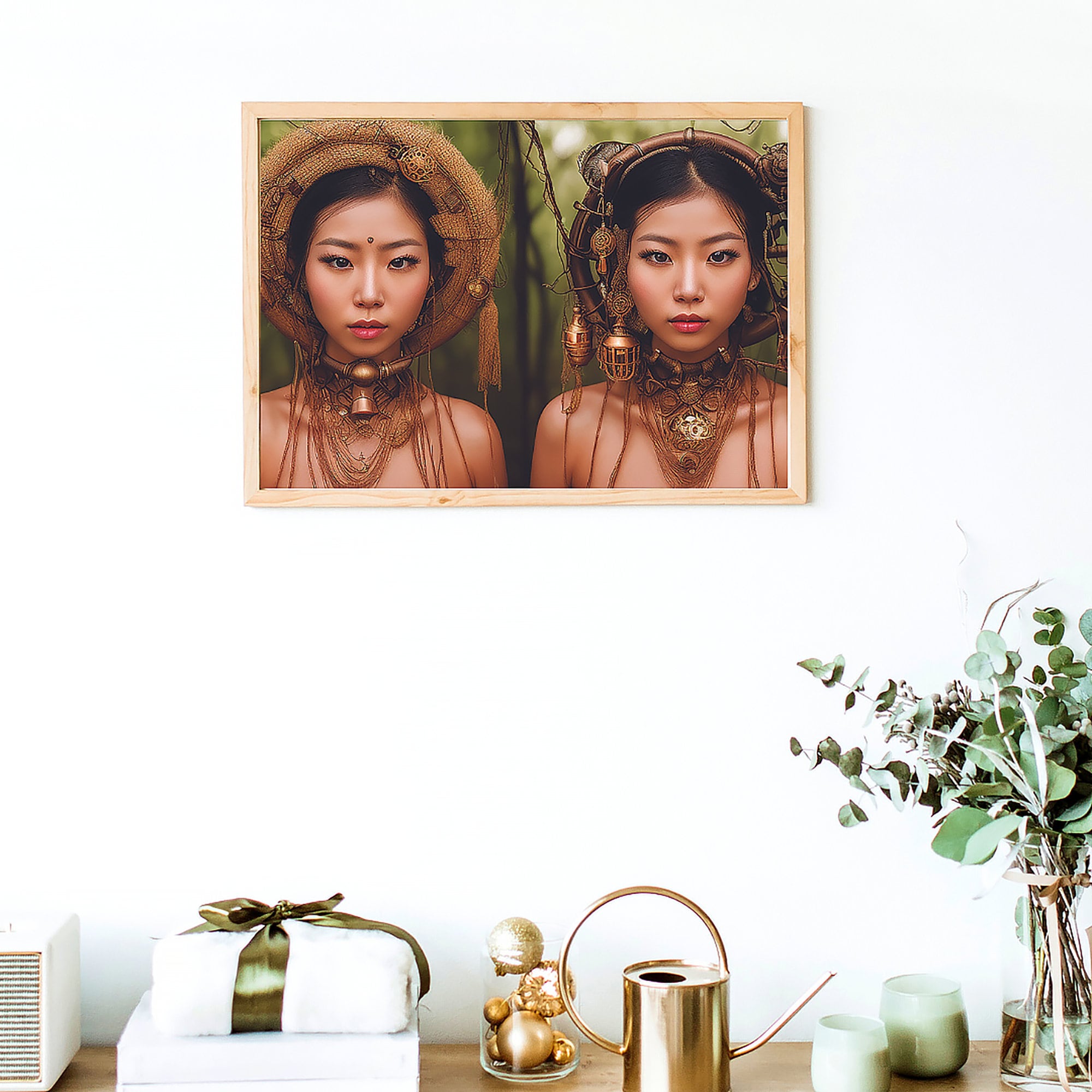 Japanese Steampunk: Unique One-of-a-kind Digital Art. 6 Sizes in One ...