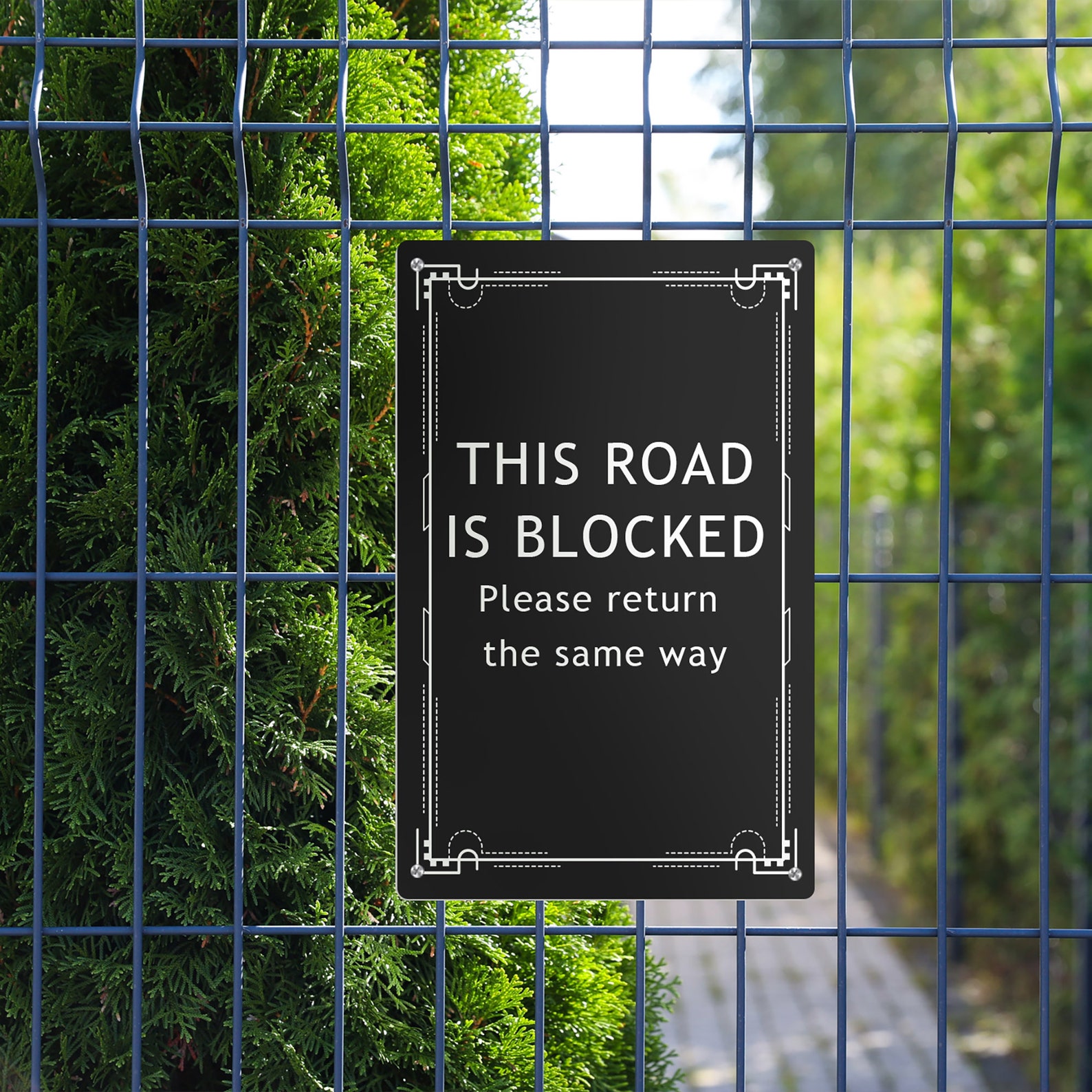 Custom Text Signs Metal Signs Warning Signs Street Signs Pet Signs Yard ...