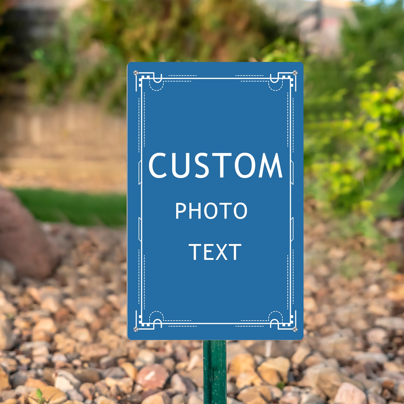 Custom Text Signs Metal Signs Warning Signs Street Signs Pet Signs Yard ...