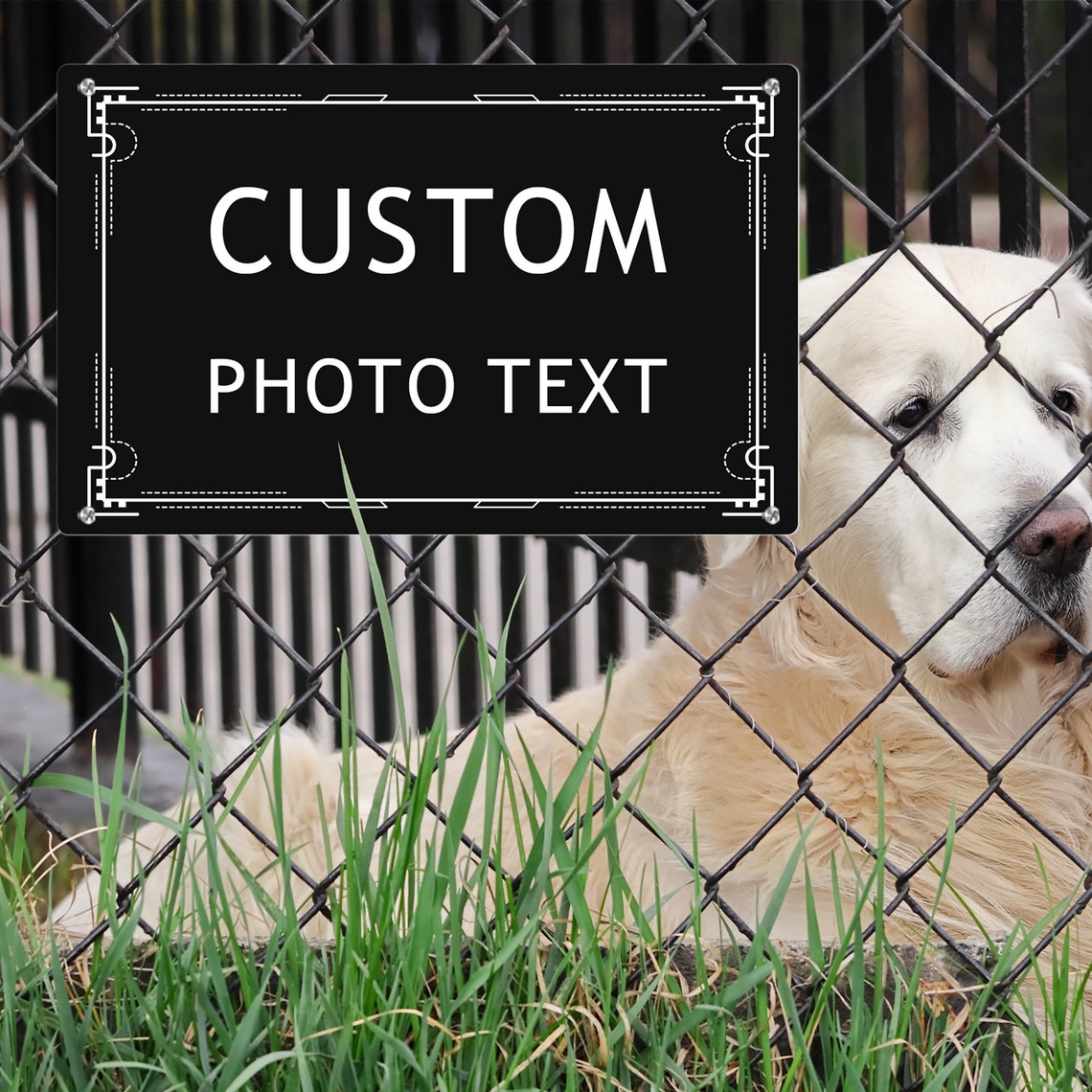 Custom Text Signs Metal Signs Warning Signs Street Signs Pet Signs Yard ...
