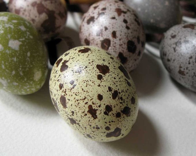 Five Speckled Eggs a Selection of Plaster Bird's Eggs - Etsy