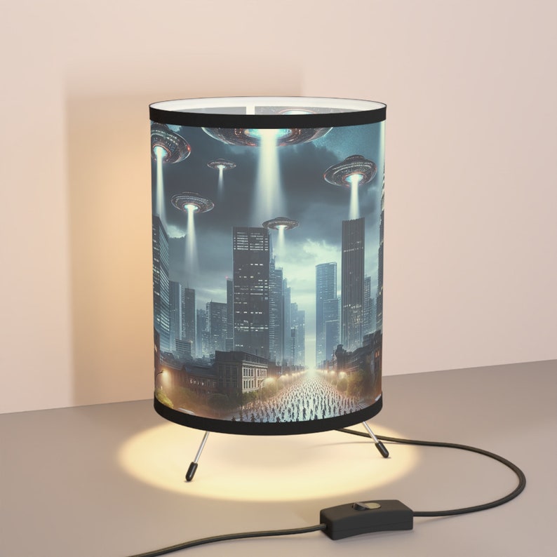 Bedside Lamp, Ufo Lamp, Alien Lamp, Alien Invasion Lamp, Science ...