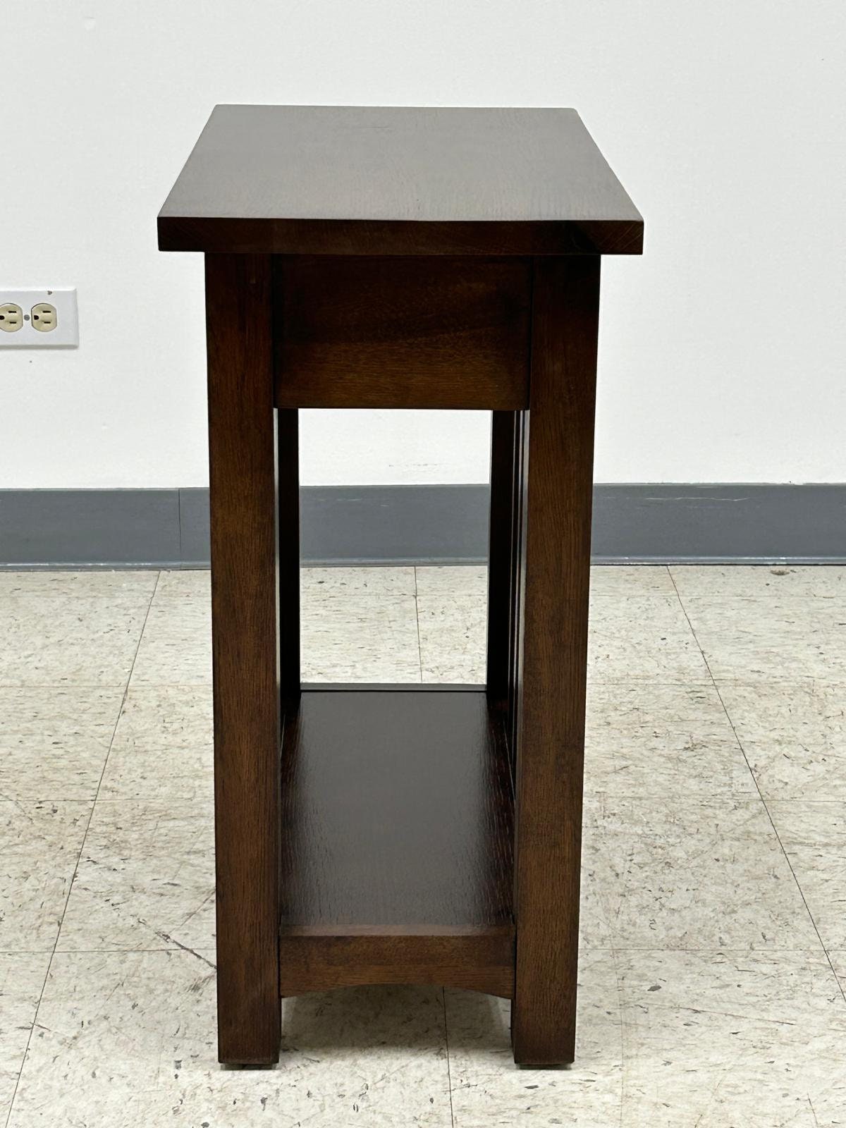 Mission Arts & Crafts 1 Drawer Side Table - Walnut Stain - Etsy