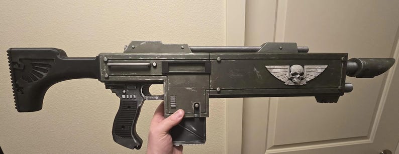 40K Imperial M36 Lasgun 3d Printed Prop - Etsy