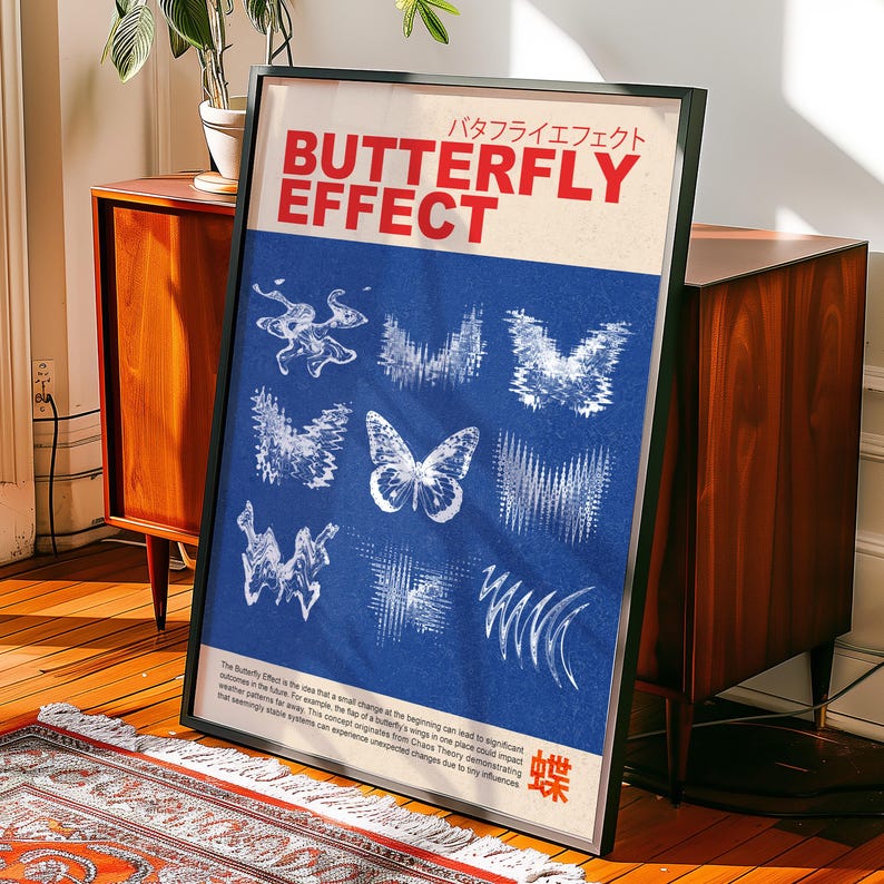 Butterfly Effect Poster / Japanese Poster / Exhibition Wall Poster ...