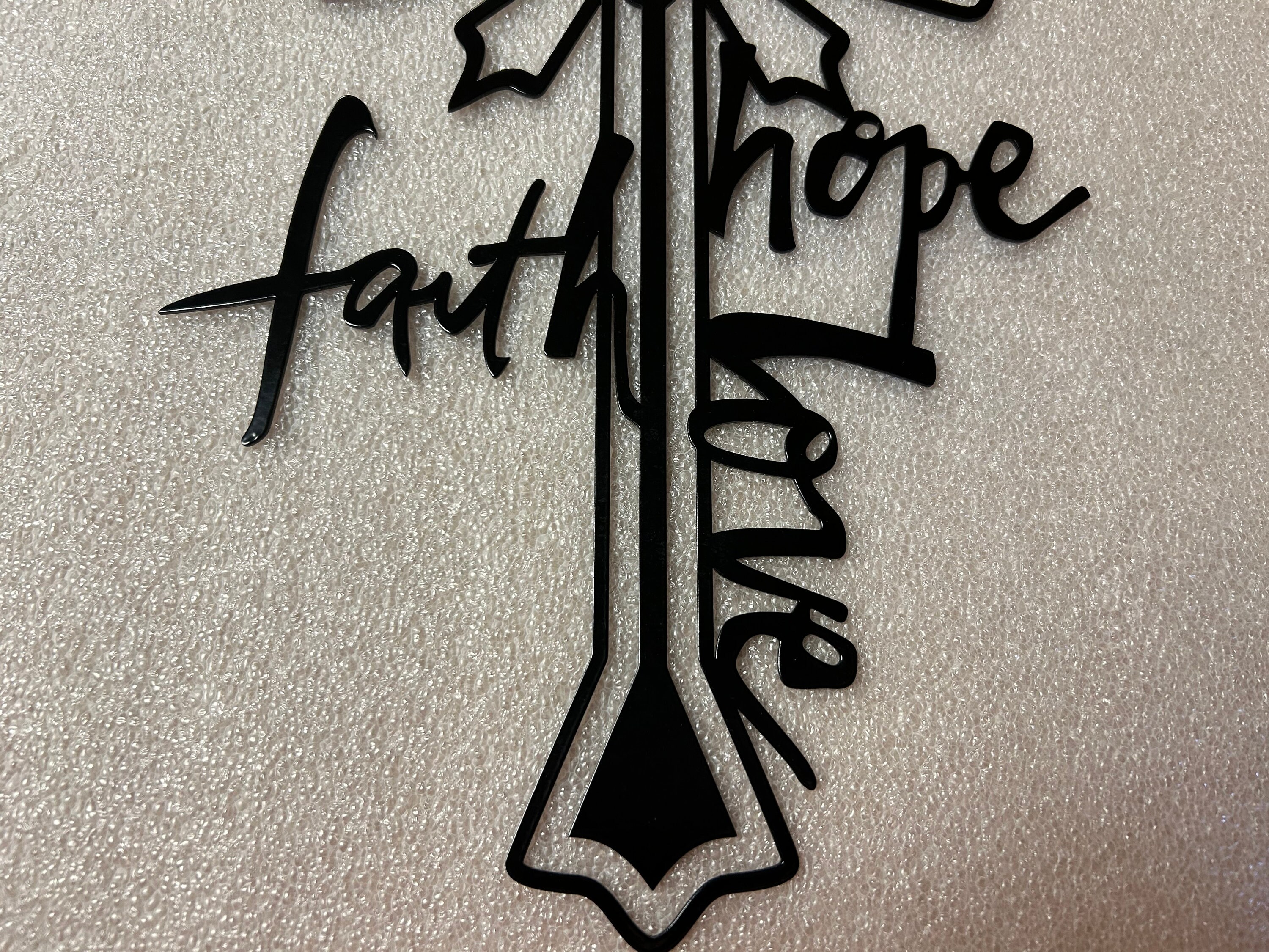 Inspirational Metal Cross - Etsy