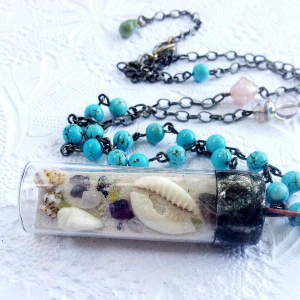 Glass Vial Pendant - Etsy