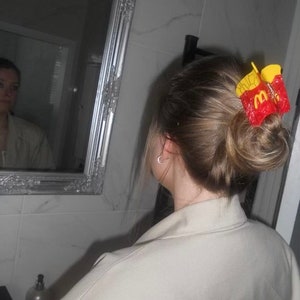 Unique Macdonald Fries/ Chips Claw Hair Clip, Fun Summer Food ...