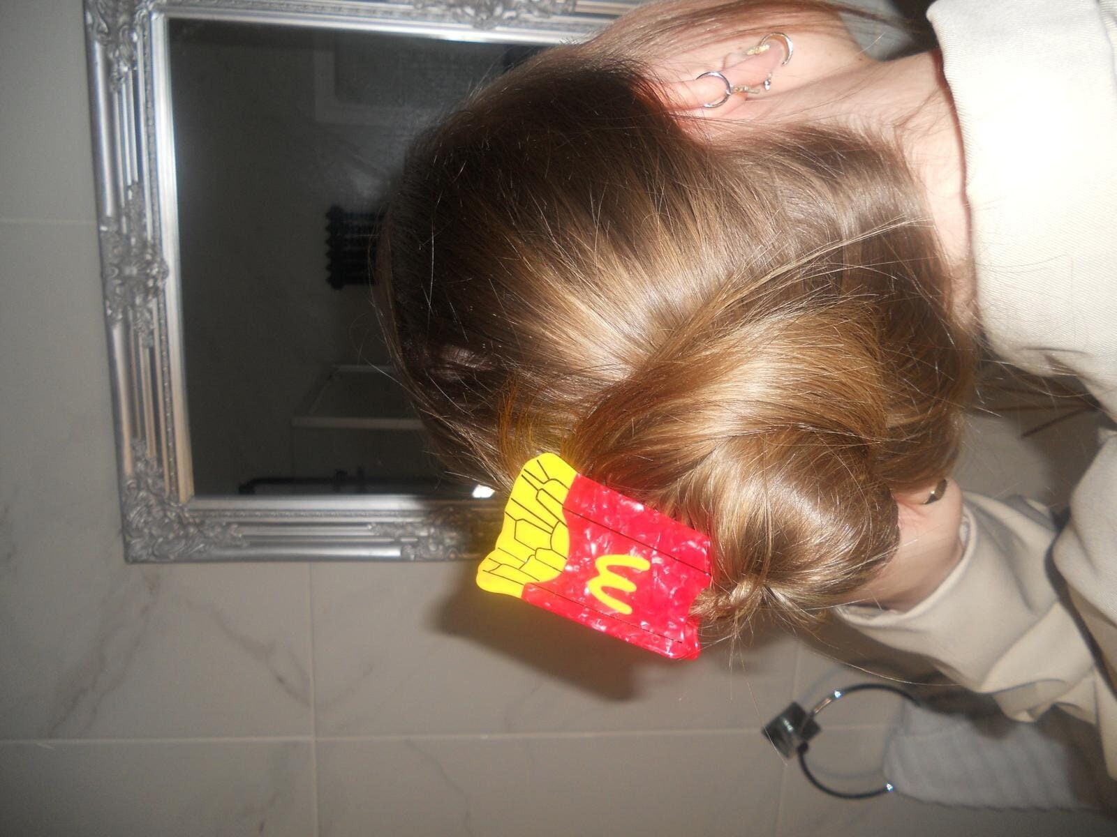 Unique Macdonald Fries/ Chips Claw Hair Clip, Fun Summer Food ...