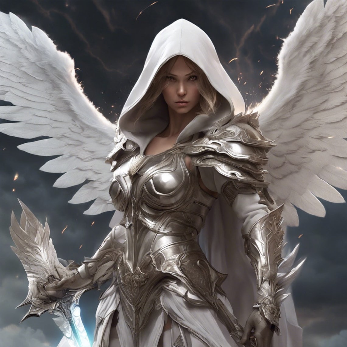 Angel, Art, Digital, Illustration, Printable - Etsy