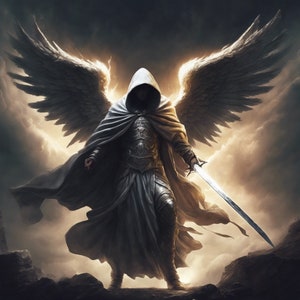 Angel, Art, Digital, Illustration, Printable - Etsy