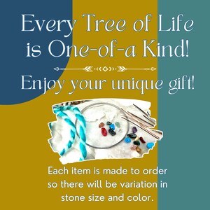 Unique Tree of Life Pendant Green Car Decor | Adventurine Natural Stone ...