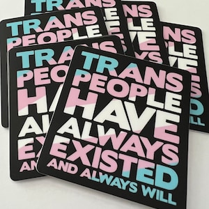 Trans People Have Always Existed Sticker - Etsy