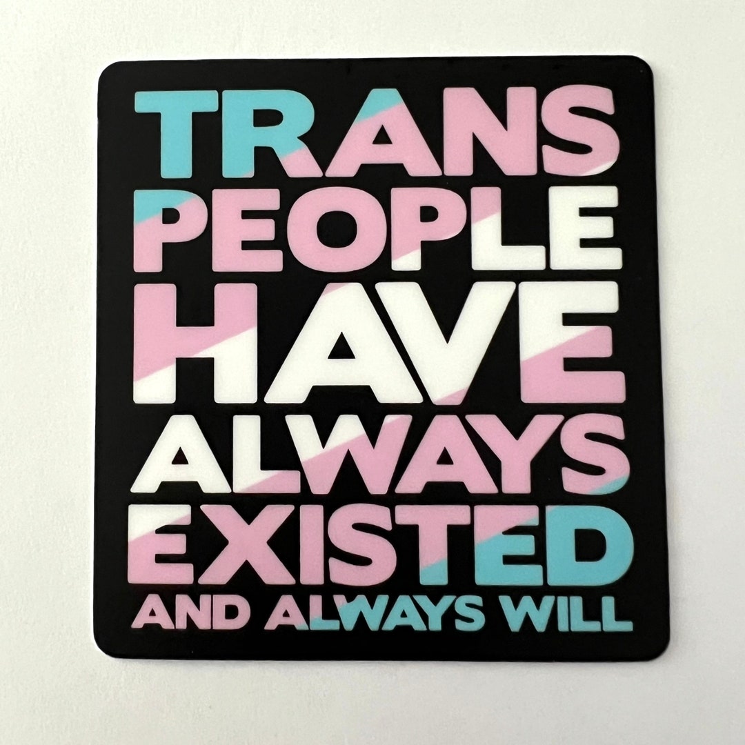 Trans People Have Always Existed Sticker - Etsy