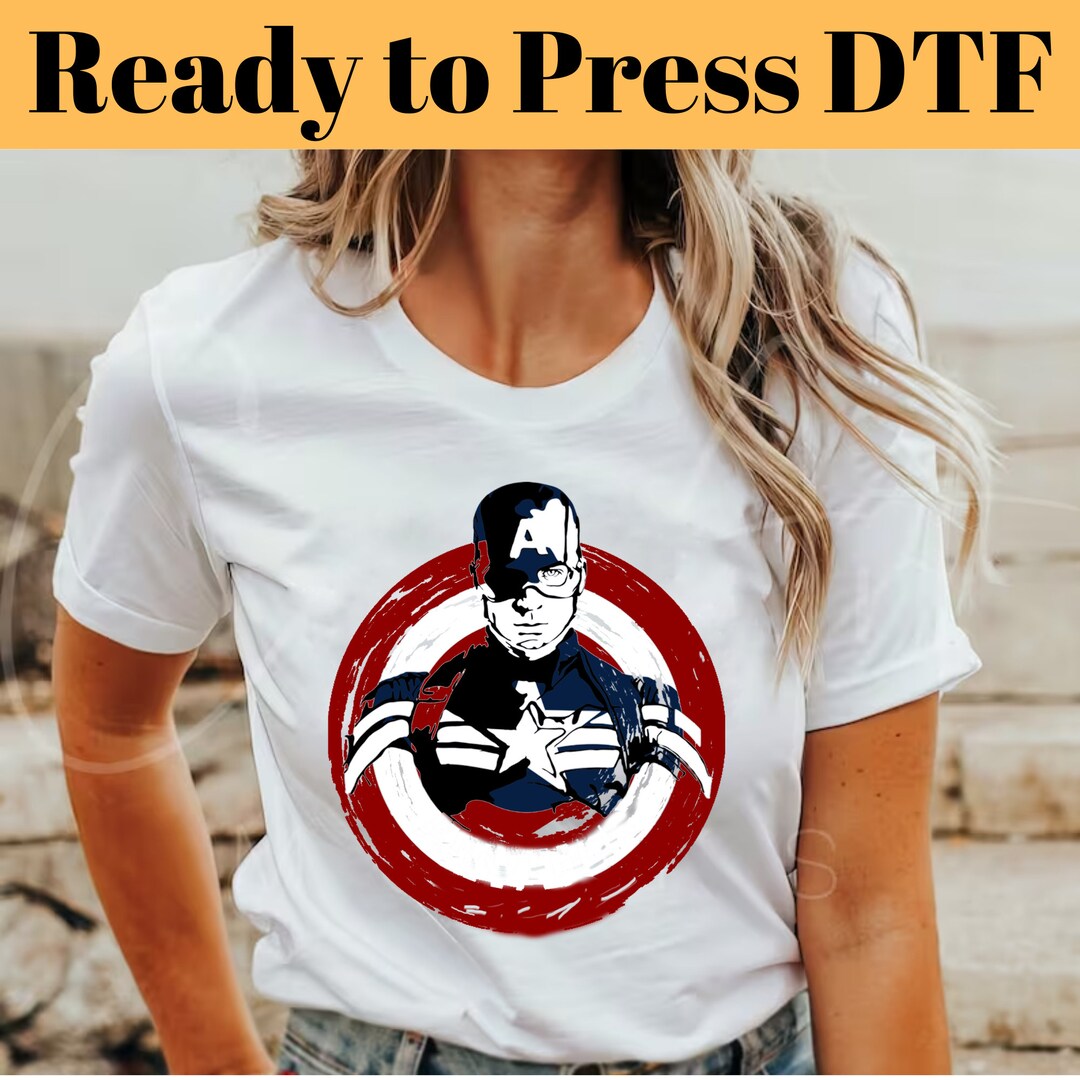Marvel Captain America Avengers DTF, Marvel Comic Shirt, Marvel ...