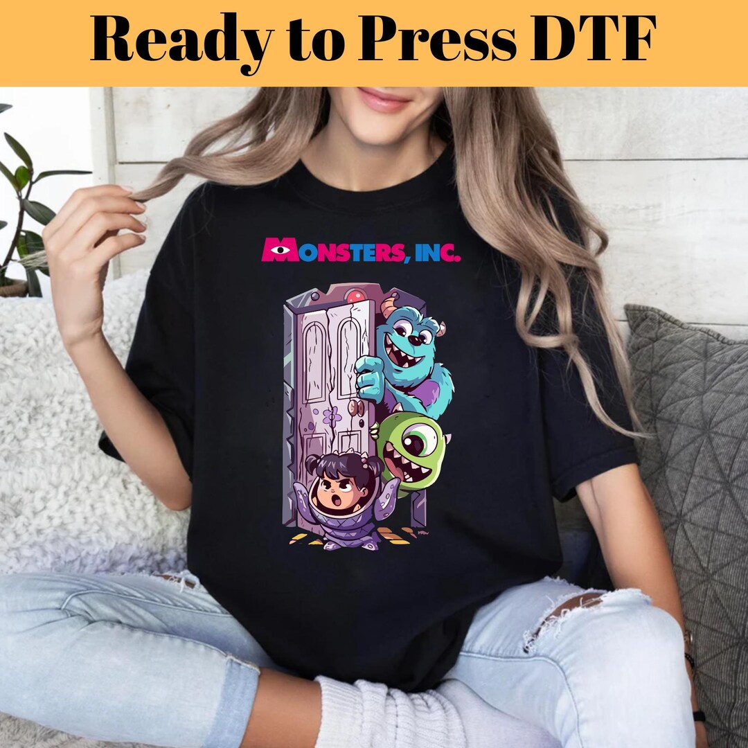 Disney Monsters DTF Transfer, Monsters Inc DTF, Disney Heat Transfer ...
