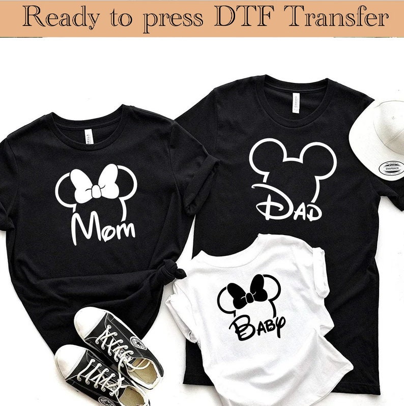 Custom Family Disney DTF, Disney Family Shirts, Disney Squad DTF ...
