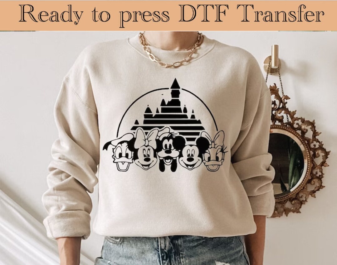 Mickey and Friends DTF Transfer, Minnie Heat Transfer, Magical Kingdom ...