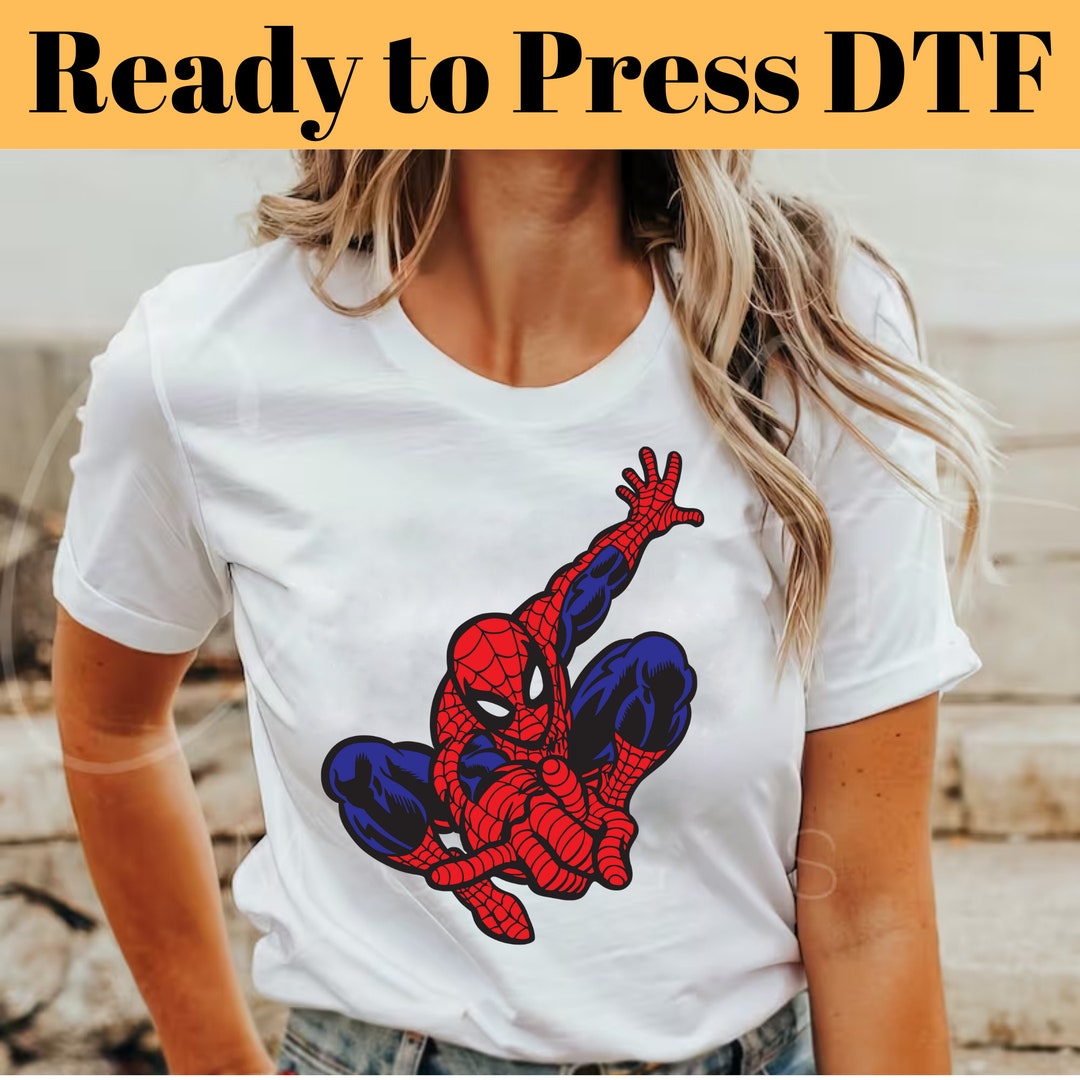 Spiderman Marvel Avenger DTF, Marvel Comic Shirt, Marvel Superhero DTF ...